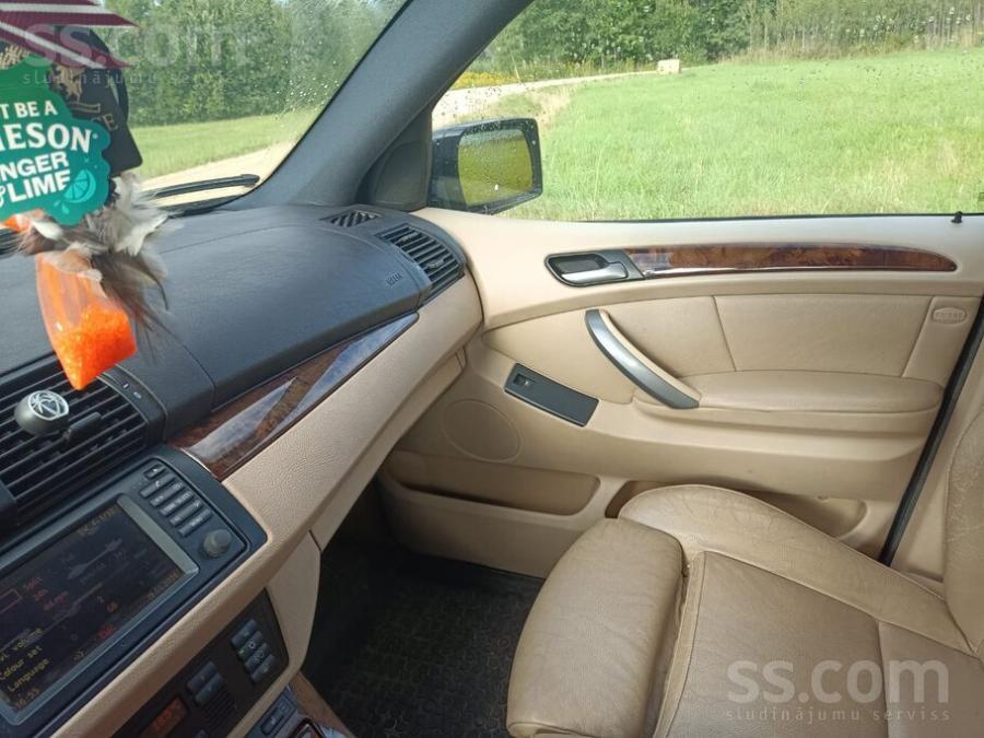 Черный БМВ Х5 2004 в Айзкраукле, объемом двигателя 3.00 л и пробегом 415 тыс. км за 3900 €, фото 7 на AUTOMOTO.COM.LV