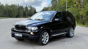 Black BMW X5 2004 in Madona, with an engine capacity of 3.00 L and mileage of 376 thousand km for 8200 €, photo  on AUTOMOTO.COM.LV