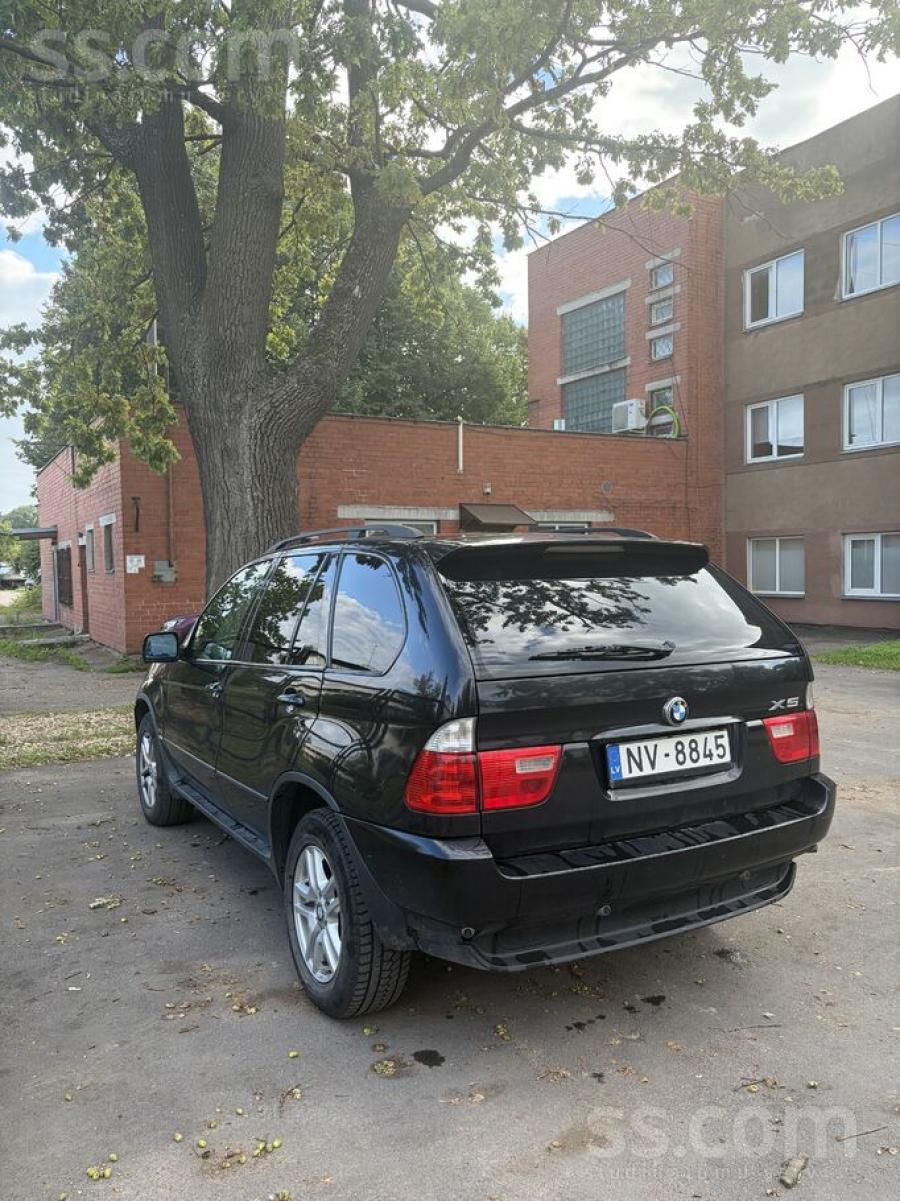 Черный БМВ Х5 2004 в Рига, объемом двигателя 3.00 л и пробегом 399 тыс. км за 3250 €, фото 5 на AUTOMOTO.COM.LV