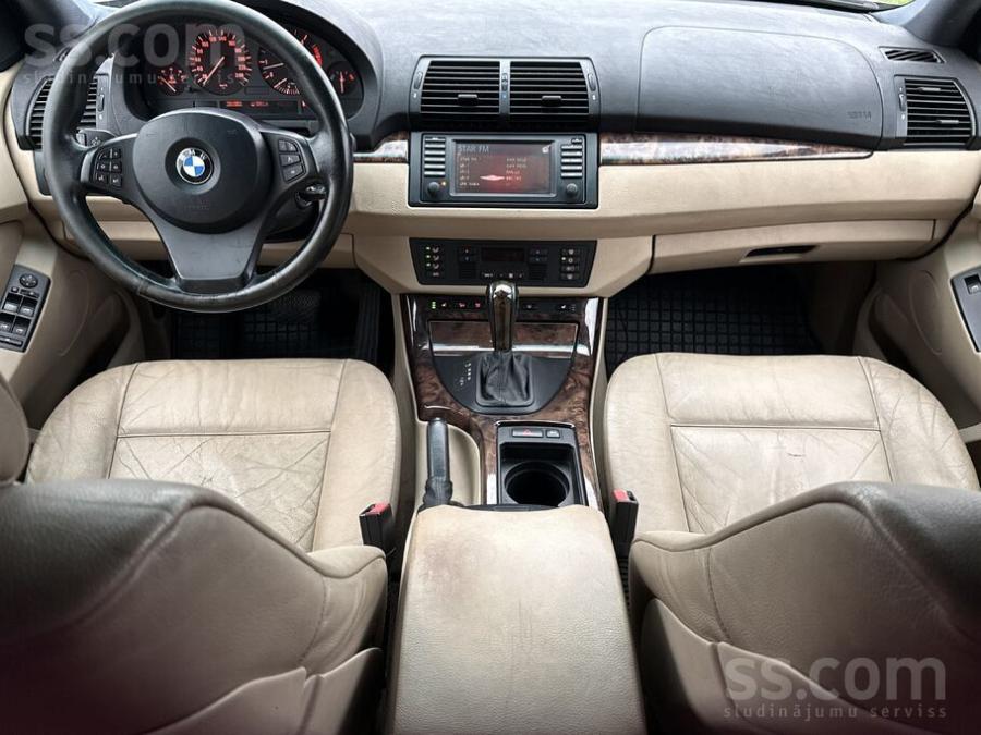 Melns BMW X5 2004 Rīga, ar dzinēja tilpumu 3.00 L un nobraukumu 291 tūkst. km par 5200 €, foto 13 vietnē AUTOMOTO.COM.LV