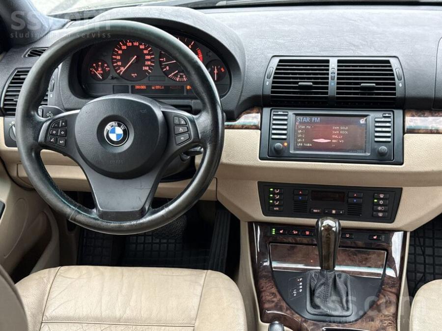 Melns BMW X5 2004 Rīga, ar dzinēja tilpumu 3.00 L un nobraukumu 291 tūkst. km par 5200 €, foto 18 vietnē AUTOMOTO.COM.LV