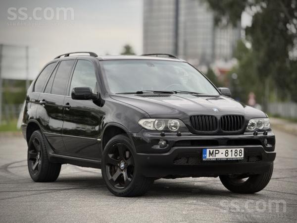 BMW X5 2004 in Riga on AUTOMOTO.COM.LV Black BMW X5 2004 in Riga, with an engine capacity of 3.00 L and mileage of 291 thousand km for 5200 €, photo 3 on AUTOMOTO.COM.LV