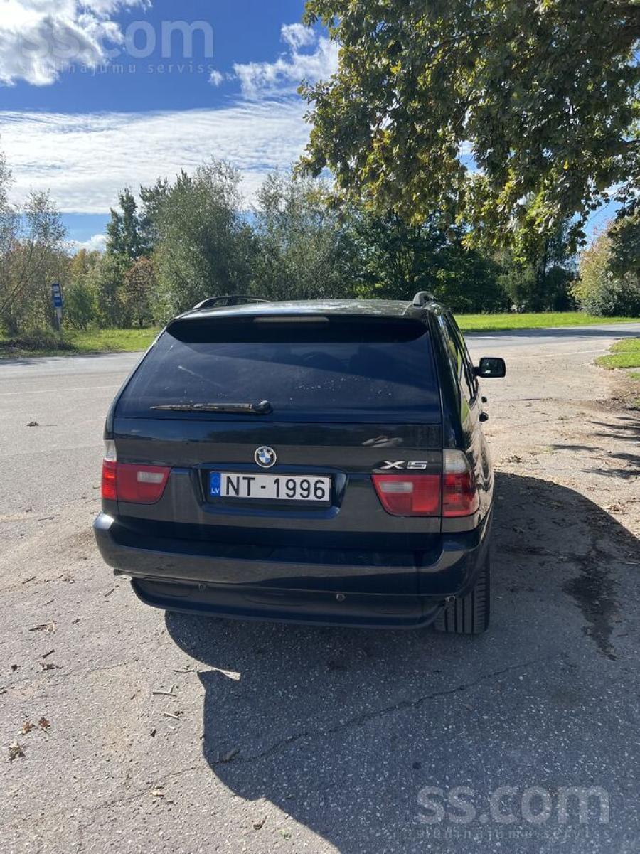 Melns BMW X5 2004 Rīga, ar dzinēja tilpumu 3.00 L un nobraukumu 344 tūkst. km par 3300 €, foto 3 vietnē AUTOMOTO.COM.LV