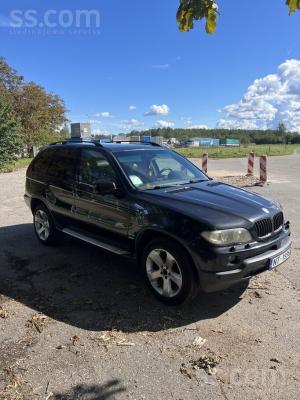Melns BMW X5 2004 Rīga, ar dzinēja tilpumu 3.00 L un nobraukumu 344 tūkst. km par 3300 €, foto 5 vietnē AUTOMOTO.COM.LV