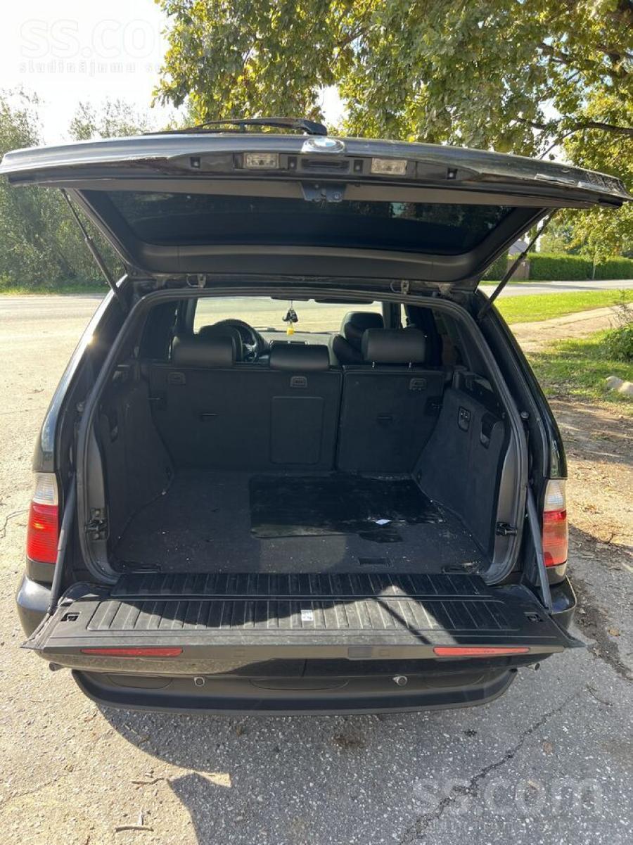 Melns BMW X5 2004 Rīga, ar dzinēja tilpumu 3.00 L un nobraukumu 344 tūkst. km par 3300 €, foto 6 vietnē AUTOMOTO.COM.LV