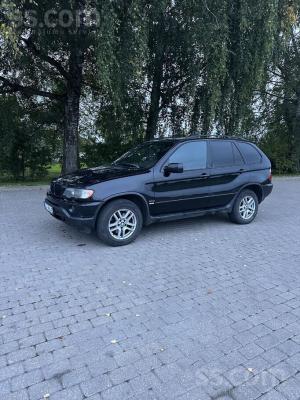 Melns BMW X5 2004 Gulbene, ar dzinēja tilpumu 3.00 L un nobraukumu 400 tūkst. km par 3250 €, foto  vietnē AUTOMOTO.COM.LV