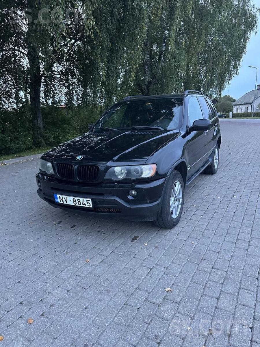 Melns BMW X5 2004 Gulbene, ar dzinēja tilpumu 3.00 L un nobraukumu 400 tūkst. km par 3250 €, foto 4 vietnē AUTOMOTO.COM.LV