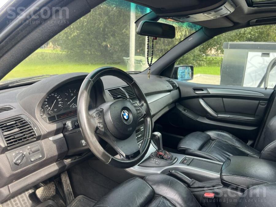Melns BMW X5 2004 Liepāja, ar dzinēja tilpumu 3.00 L un nobraukumu 378 tūkst. km par 3600 €, foto 7 vietnē AUTOMOTO.COM.LV