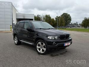 Black BMW X5 2004 in Riga, with an engine capacity of 3.00 L and mileage of 0 thousand km for 4790 €, photo 3 on AUTOMOTO.COM.LV