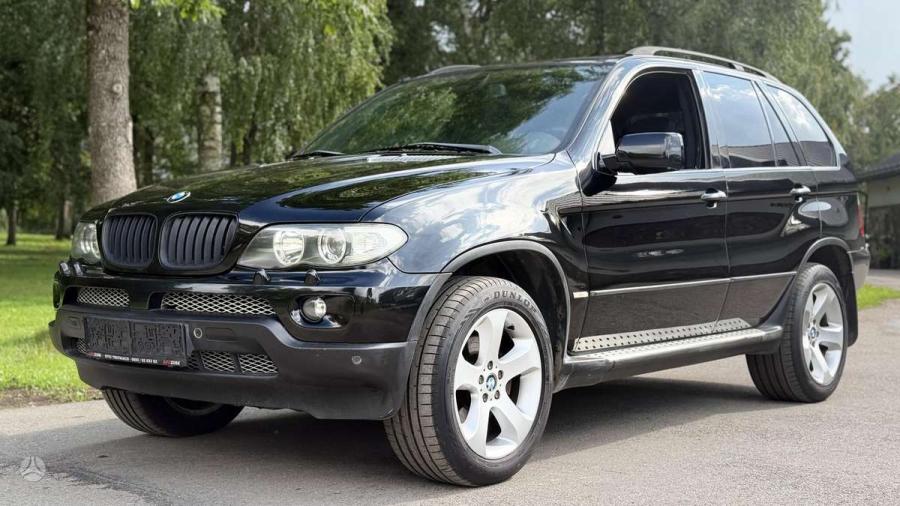 Black BMW X5 2004 in Panevezys, with an engine capacity of 2.99 L and mileage of 340 thousand km for 4800 €, photo 3 on AUTOMOTO.COM.LV