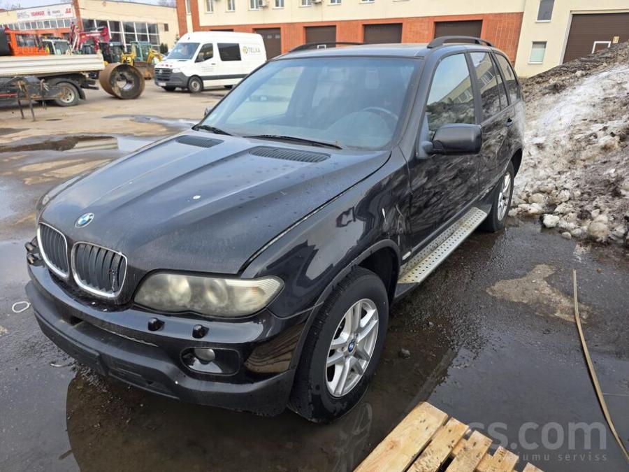 Melns BMW X5 2004 Rīga, ar dzinēja tilpumu 3.00 L un nobraukumu 320 tūkst. km par 1300 €, foto 1 vietnē AUTOMOTO.COM.LV
