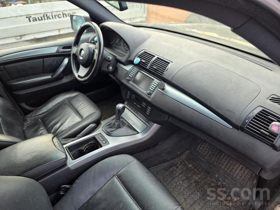 Melns BMW X5 2004 Rīga, ar dzinēja tilpumu 3.00 L un nobraukumu 320 tūkst. km par 1300 €, foto 5 vietnē AUTOMOTO.COM.LV