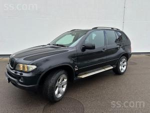 Black BMW X5 2004 in Madona, with an engine capacity of 3.00 L and mileage of 478 thousand km for 5100 €, photo 5 on AUTOMOTO.COM.LV