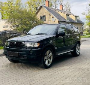 Melns BMW X5 2004 Gulbene, ar dzinēja tilpumu 3.00 L un nobraukumu 0 tūkst. km par 3999 €, foto  vietnē AUTOMOTO.COM.LV