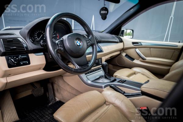 BMW X5 2004 Rīga vietnē Melns BMW X5 2004 Rīga, ar dzinēja tilpumu 3.00 L un nobraukumu 346 tūkst. km par 3990 €, foto 10 vietnē AUTOMOTO.COM.LV