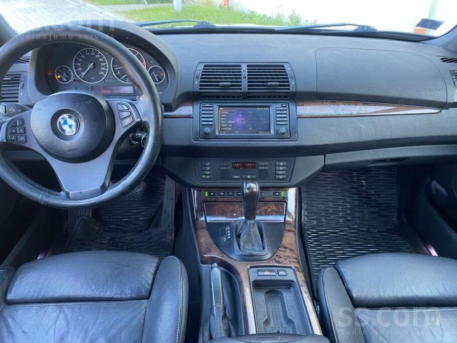 Melns BMW X5 2005 Rīga, ar dzinēja tilpumu 3.00 L un nobraukumu 412 tūkst. km par 4990 €, foto 17 vietnē AUTOMOTO.COM.LV