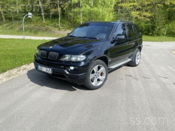 Black BMW X5 2005 in Aluksne, with an engine capacity of 3.00 L and mileage of 357 thousand km for 3750 €, photo 2 on AUTOMOTO.COM.LV