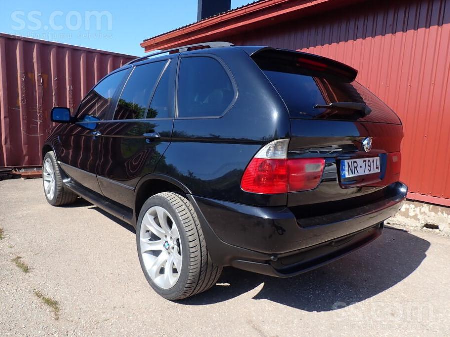 Black BMW X5 2005 in Liepaja, with an engine capacity of 3.00 L and mileage of 434 thousand km for 15500 €, photo 3 on AUTOMOTO.COM.LV