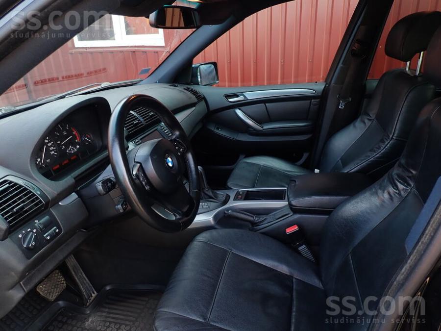 Black BMW X5 2005 in Liepaja, with an engine capacity of 3.00 L and mileage of 434 thousand km for 15500 €, photo 6 on AUTOMOTO.COM.LV