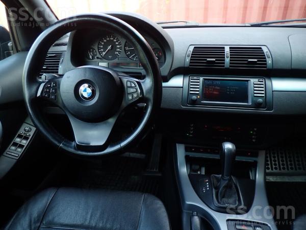 Black BMW X5 2005 in Liepaja, with an engine capacity of 3.00 L and mileage of 434 thousand km for 15500 €, photo 7 on AUTOMOTO.COM.LV