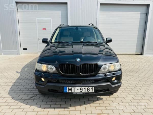Black BMW X5 2005 in Riga, with an engine capacity of 3.00 L and mileage of 0 thousand km for 4900 €, photo 2 on AUTOMOTO.COM.LV