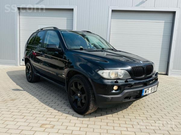 Black BMW X5 2005 in Riga, with an engine capacity of 3.00 L and mileage of 0 thousand km for 4900 €, photo 3 on AUTOMOTO.COM.LV