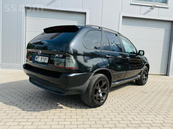 Black BMW X5 2005 in Riga, with an engine capacity of 3.00 L and mileage of 0 thousand km for 4900 €, photo 5 on AUTOMOTO.COM.LV