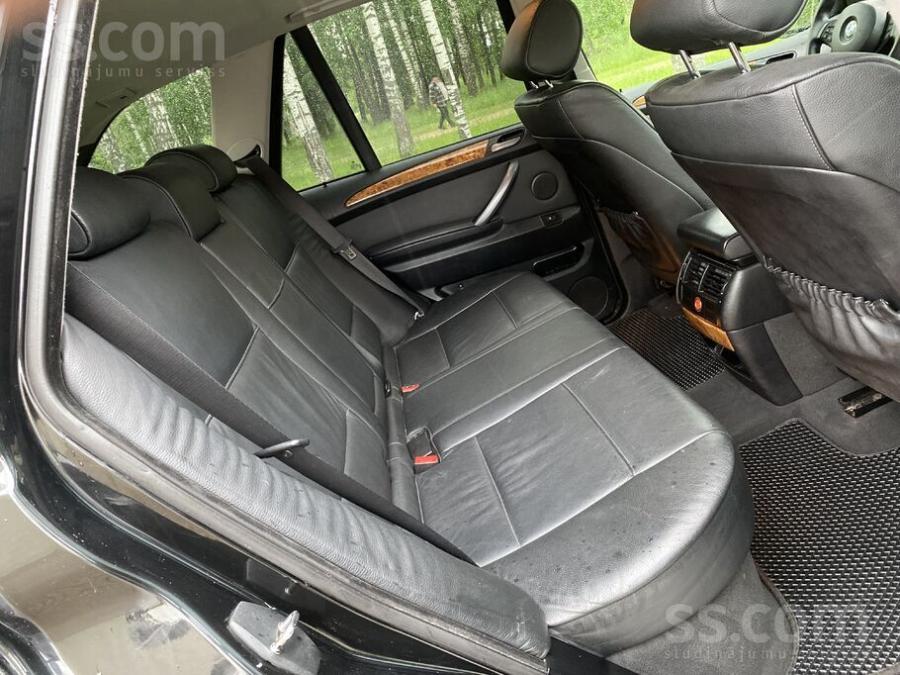 Melns BMW X5 2005 Rīga, ar dzinēja tilpumu 3.00 L un nobraukumu 260 tūkst. km par 4750 €, foto 10 vietnē AUTOMOTO.COM.LV