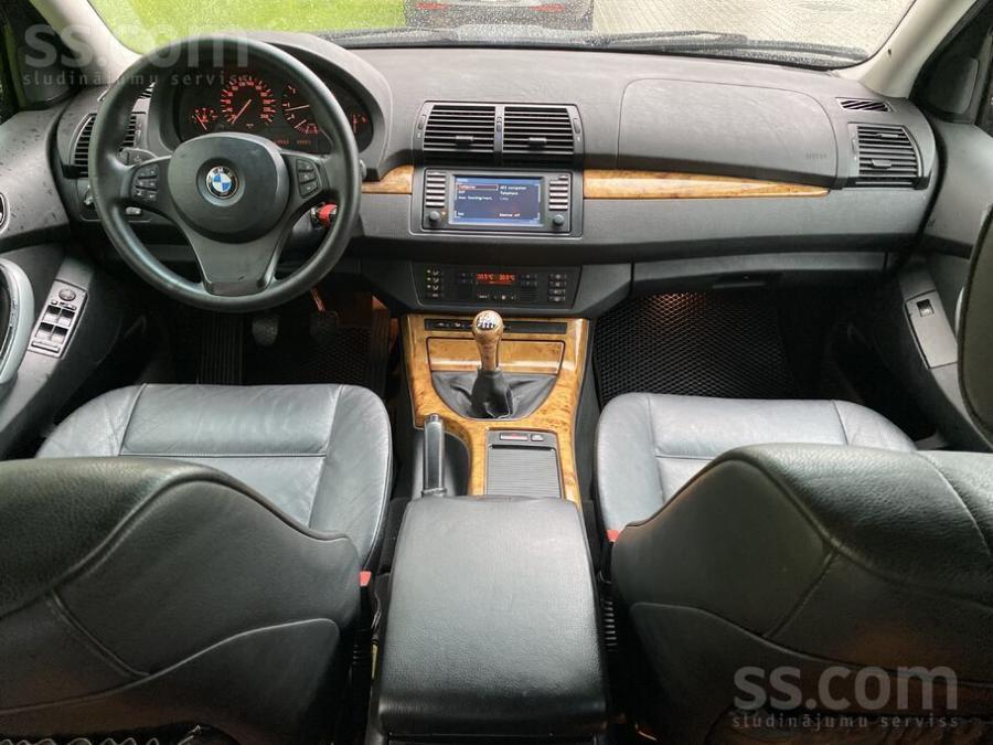 Melns BMW X5 2005 Rīga, ar dzinēja tilpumu 3.00 L un nobraukumu 260 tūkst. km par 4750 €, foto 13 vietnē AUTOMOTO.COM.LV