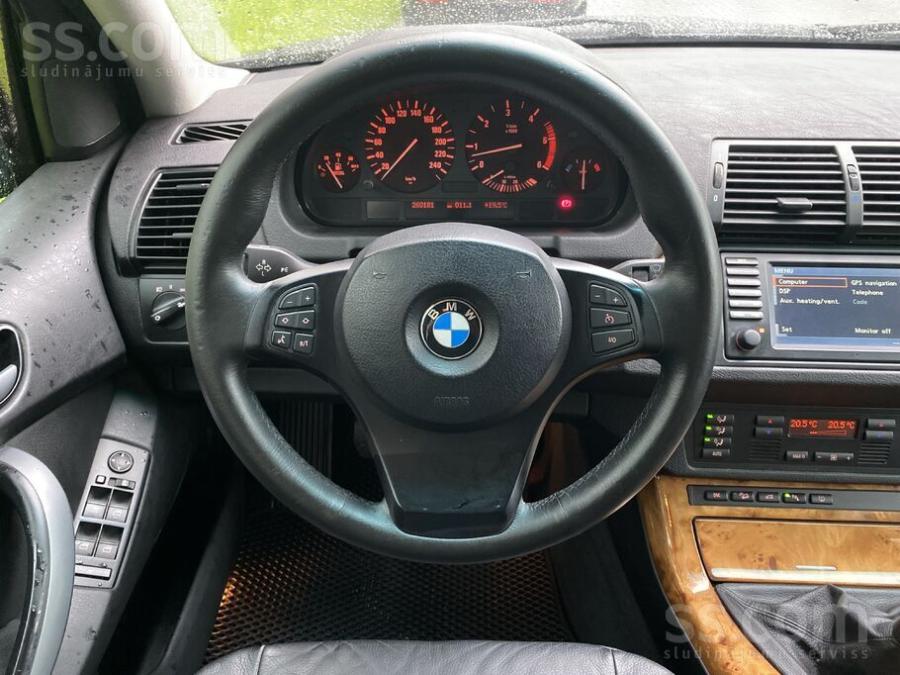Melns BMW X5 2005 Rīga, ar dzinēja tilpumu 3.00 L un nobraukumu 260 tūkst. km par 4750 €, foto 14 vietnē AUTOMOTO.COM.LV