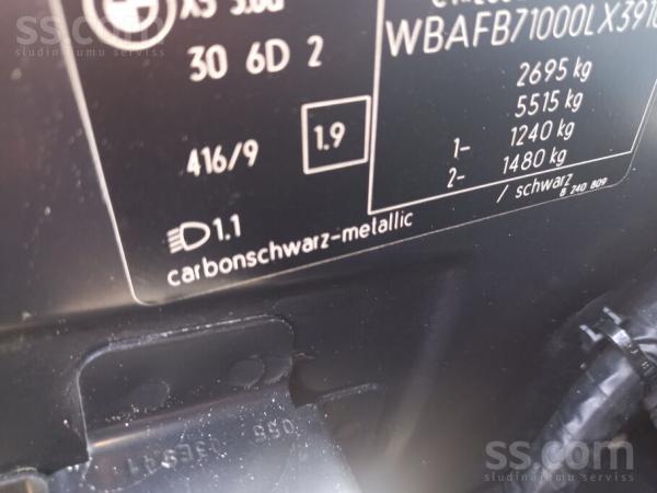 Черный БМВ Х5 2005 в Добеле, объемом двигателя 3.00 л и пробегом 330 тыс. км за 5490 €, фото 2 на AUTOMOTO.COM.LV
