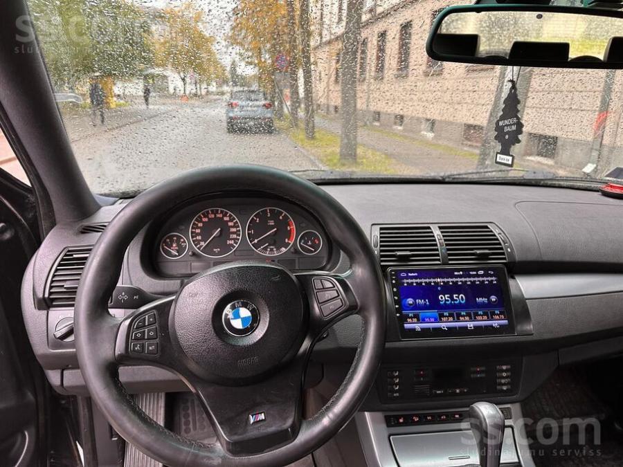 Melns BMW X5 2005 Jelgava, ar dzinēja tilpumu 3.00 L un nobraukumu 350 tūkst. km par 3300 €, foto 6 vietnē AUTOMOTO.COM.LV