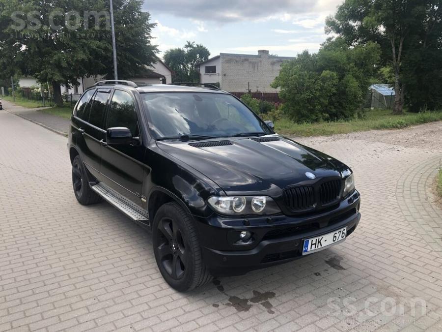 Melns BMW X5 2005 Ventspils, ar dzinēja tilpumu 3.00 L un nobraukumu 333 tūkst. km par 4850 €, foto 1 vietnē AUTOMOTO.COM.LV