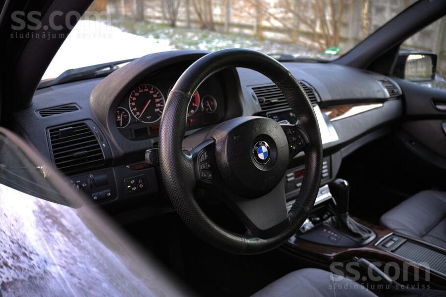 Melns BMW X5 2005 Rīga, ar dzinēja tilpumu 3.00 L un nobraukumu 302 tūkst. km par 8990 €, foto 16 vietnē AUTOMOTO.COM.LV