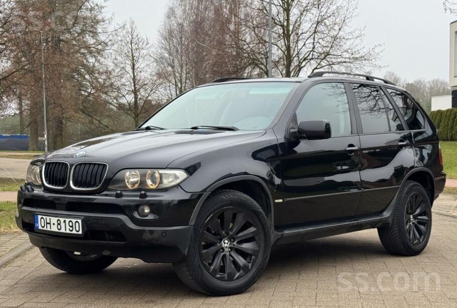 Melns BMW X5 2005 Rīga, ar dzinēja tilpumu 3.00 L un nobraukumu 0 tūkst. km par 5000 €, foto 5 vietnē AUTOMOTO.COM.LV