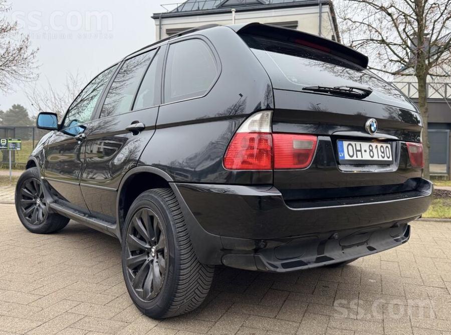 Melns BMW X5 2005 Rīga, ar dzinēja tilpumu 3.00 L un nobraukumu 0 tūkst. km par 5000 €, foto 7 vietnē AUTOMOTO.COM.LV