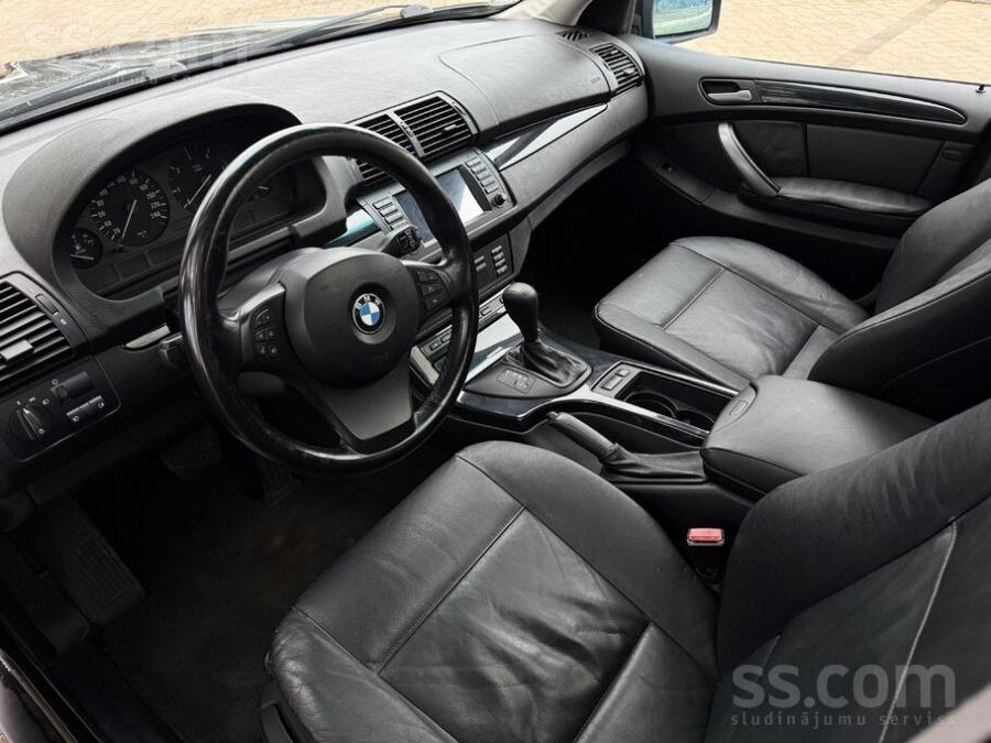 Melns BMW X5 2005 Rīga, ar dzinēja tilpumu 3.00 L un nobraukumu 0 tūkst. km par 5000 €, foto 13 vietnē AUTOMOTO.COM.LV