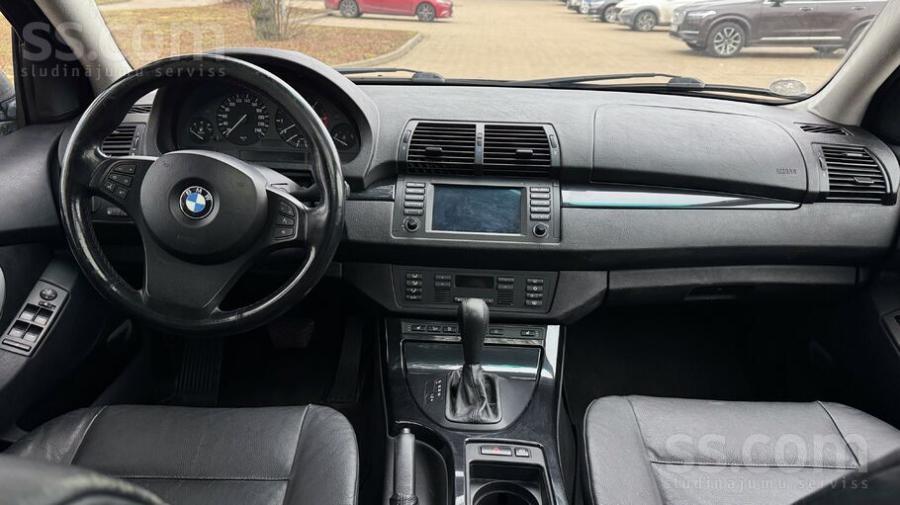 Melns BMW X5 2005 Rīga, ar dzinēja tilpumu 3.00 L un nobraukumu 0 tūkst. km par 5000 €, foto 14 vietnē AUTOMOTO.COM.LV