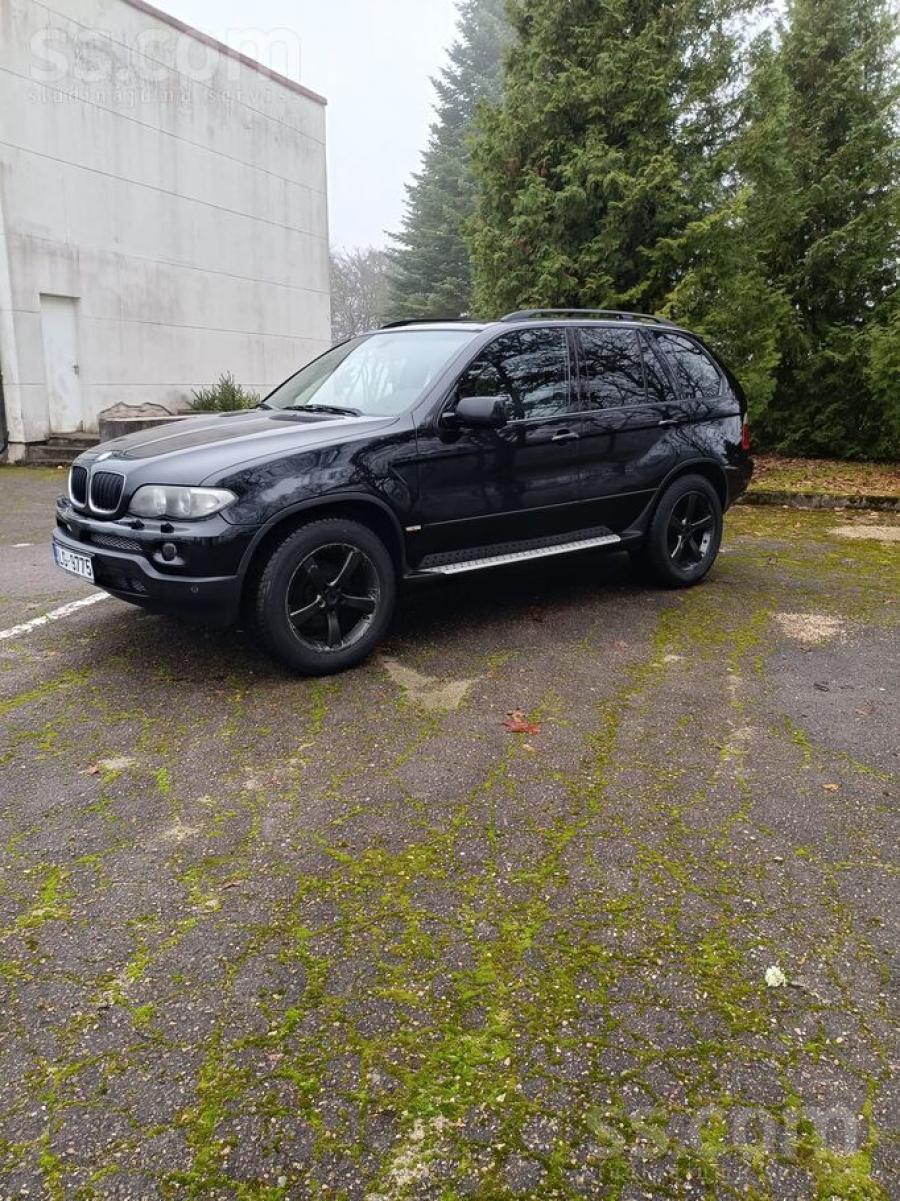 Black BMW X5 2005 in Talsi, with an engine capacity of 3.00 L and mileage of 253 thousand km for 5100 €, photo 2 on AUTOMOTO.COM.LV