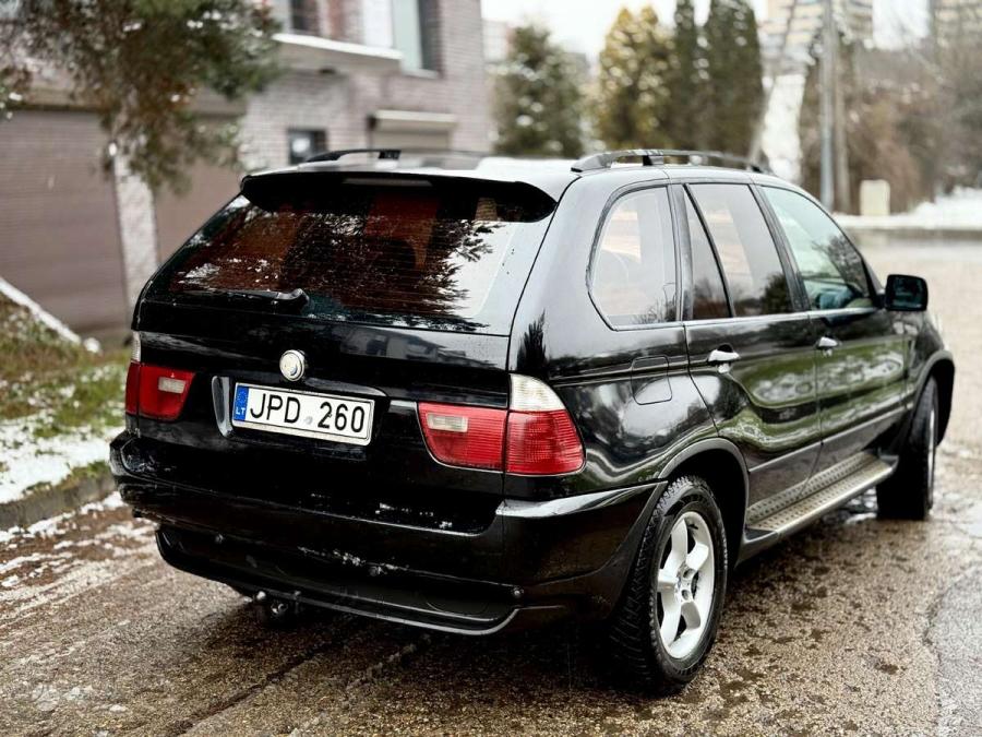 Melns BMW X5 2005 Viļņa, ar dzinēja tilpumu 3.00 L un nobraukumu 290 tūkst. km par 3900 €, foto 5 vietnē AUTOMOTO.COM.LV