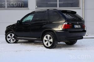 Black BMW X5 2005 in Riga, with an engine capacity of 3.00 L and mileage of 0 thousand km for 5495 €, photo 5 on AUTOMOTO.COM.LV