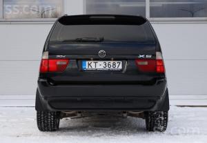 Black BMW X5 2005 in Riga, with an engine capacity of 3.00 L and mileage of 0 thousand km for 5495 €, photo 6 on AUTOMOTO.COM.LV