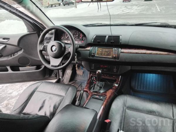 Melns BMW X5 2005 Rīga, ar dzinēja tilpumu 3.00 L un nobraukumu 317 tūkst. km par 6300 €, foto 6 vietnē AUTOMOTO.COM.LV