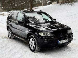 Black BMW X5 2005 in Vilnius, with an engine capacity of 3.00 L and mileage of 299 thousand km for 4000 €, photo  on AUTOMOTO.COM.LV