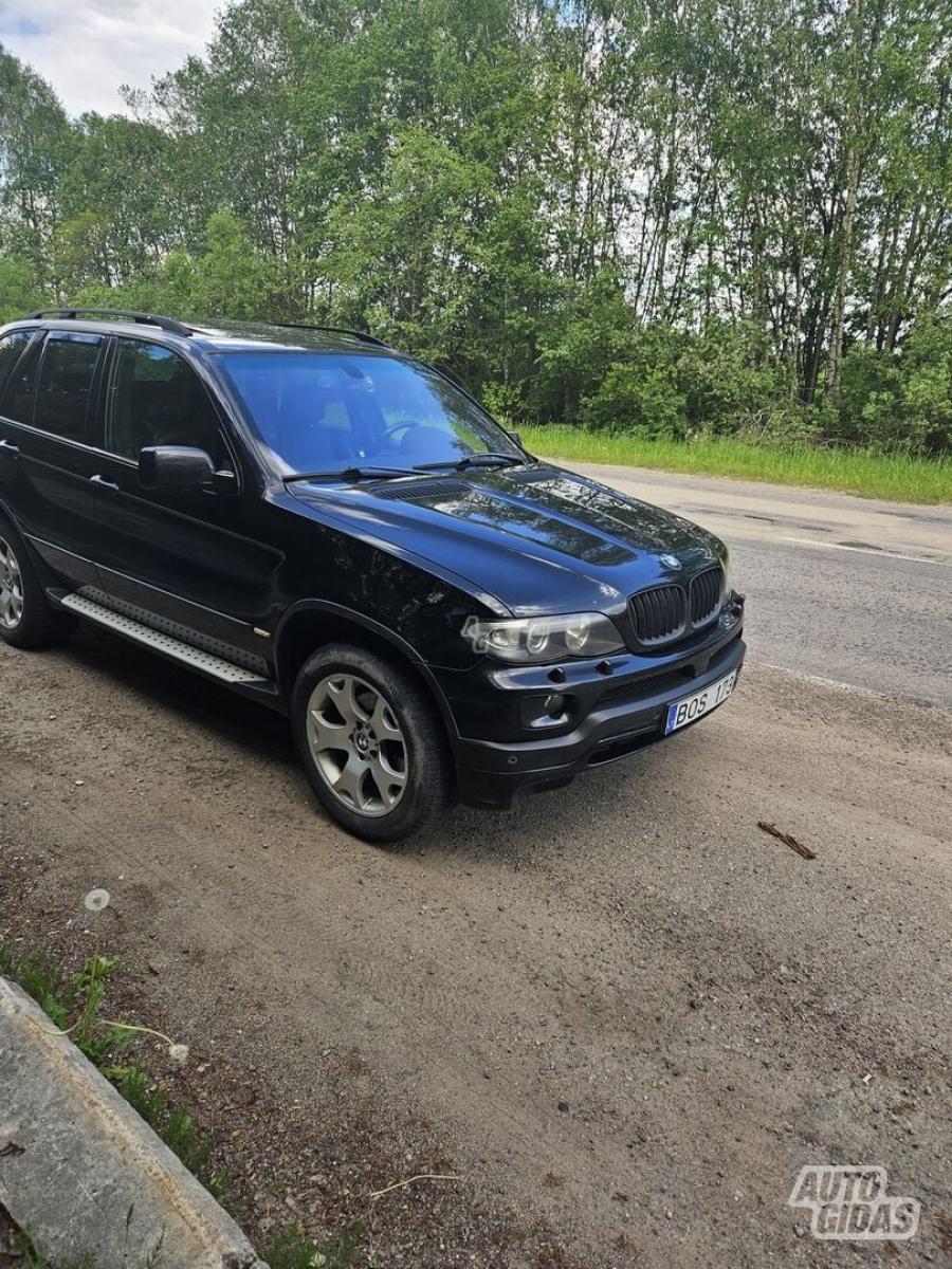 Black BMW X5 2005 in Telschi, with an engine capacity of 3.00 L and mileage of 490 thousand km for 4500 €, photo 3 on AUTOMOTO.COM.LV