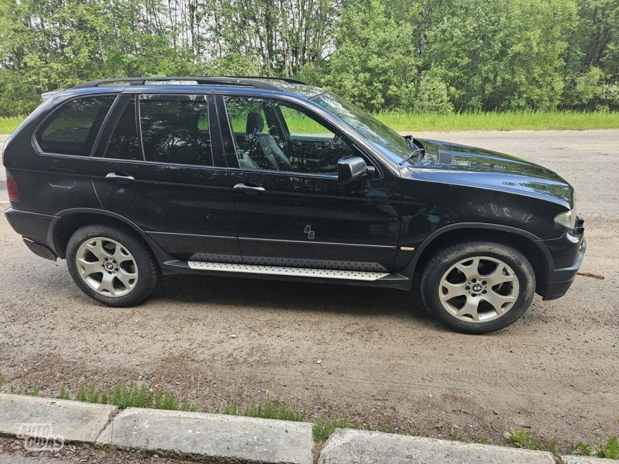 Black BMW X5 2005 in Telschi, with an engine capacity of 3.00 L and mileage of 490 thousand km for 4500 €, photo 4 on AUTOMOTO.COM.LV