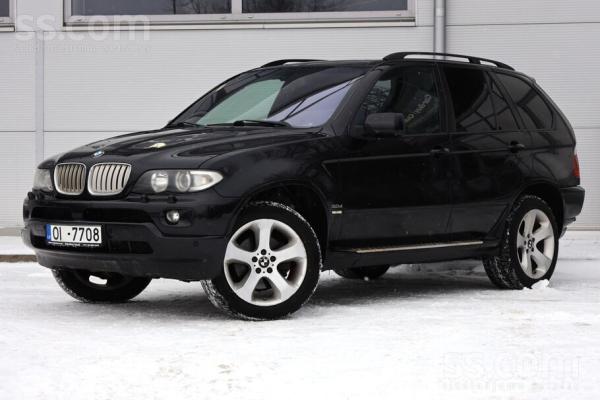 Melns BMW X5 2005 Rīga, ar dzinēja tilpumu 3.00 L un nobraukumu 0 tūkst. km par 4995 €, foto 1 vietnē AUTOMOTO.COM.LV