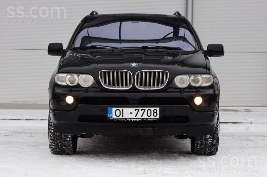 Melns BMW X5 2005 Rīga, ar dzinēja tilpumu 3.00 L un nobraukumu 0 tūkst. km par 4995 €, foto 2 vietnē AUTOMOTO.COM.LV