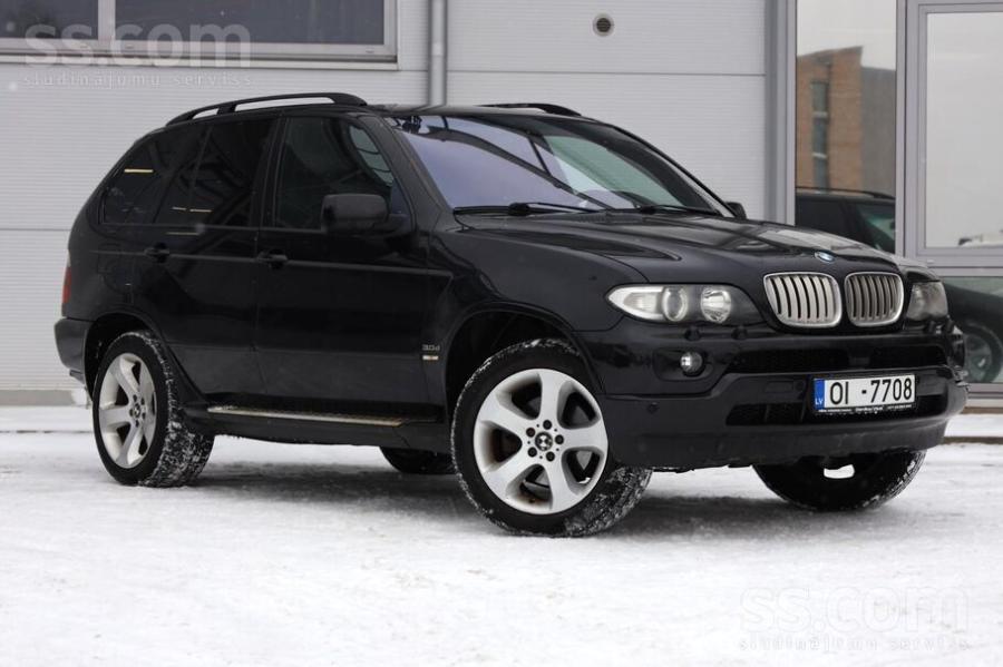 Melns BMW X5 2005 Rīga, ar dzinēja tilpumu 3.00 L un nobraukumu 0 tūkst. km par 4995 €, foto 3 vietnē AUTOMOTO.COM.LV