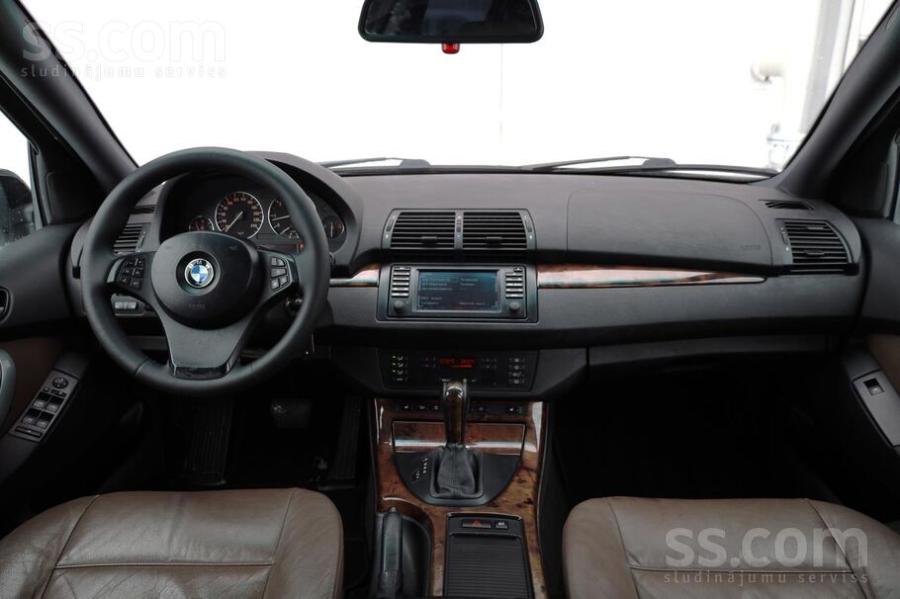 Melns BMW X5 2005 Rīga, ar dzinēja tilpumu 3.00 L un nobraukumu 0 tūkst. km par 4995 €, foto 6 vietnē AUTOMOTO.COM.LV